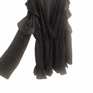 Revamped | Pants & Jumpsuits | Revamped Sexy Black Romper With Polka ...